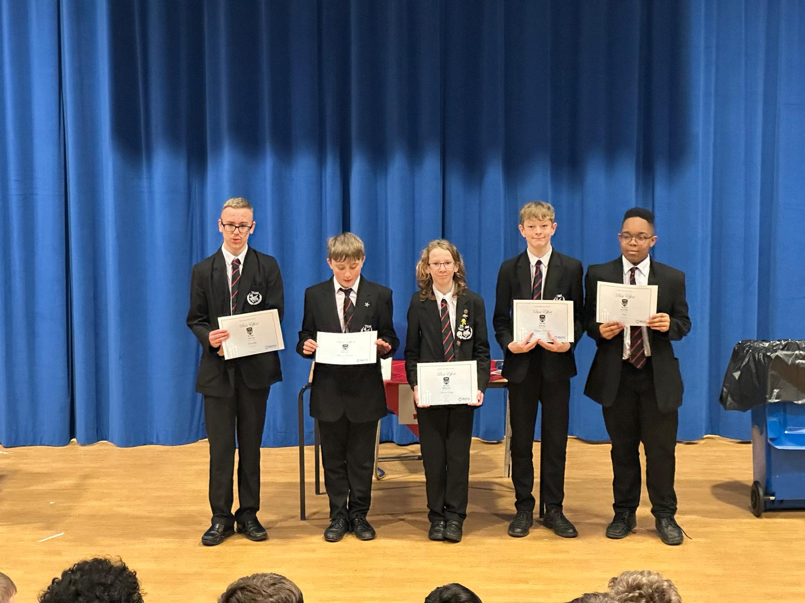 Rewards Assemblies - Turves Green Boys' School