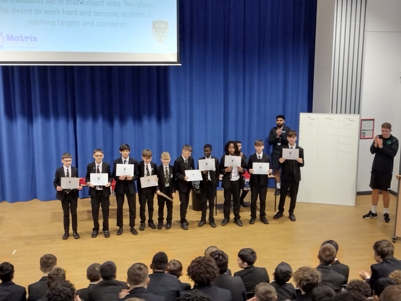 Rewards Assemblies - Turves Green Boys' School